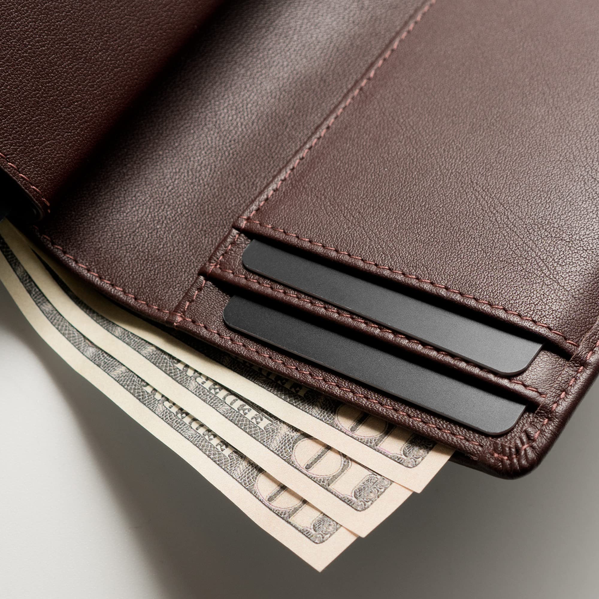 Revelot Cardholder Wallet/Genuine Leather with RFID Blocking / W1 (Coffee Nappa)