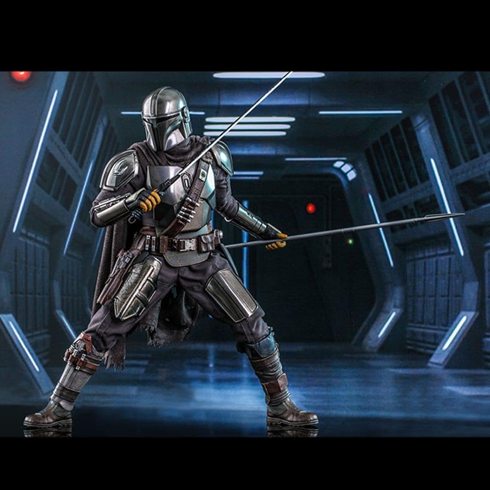Hot Toys Star Wars The Mandalorian and Grogu Deluxe TMS052 1/6 Scale Figure Set HT908289