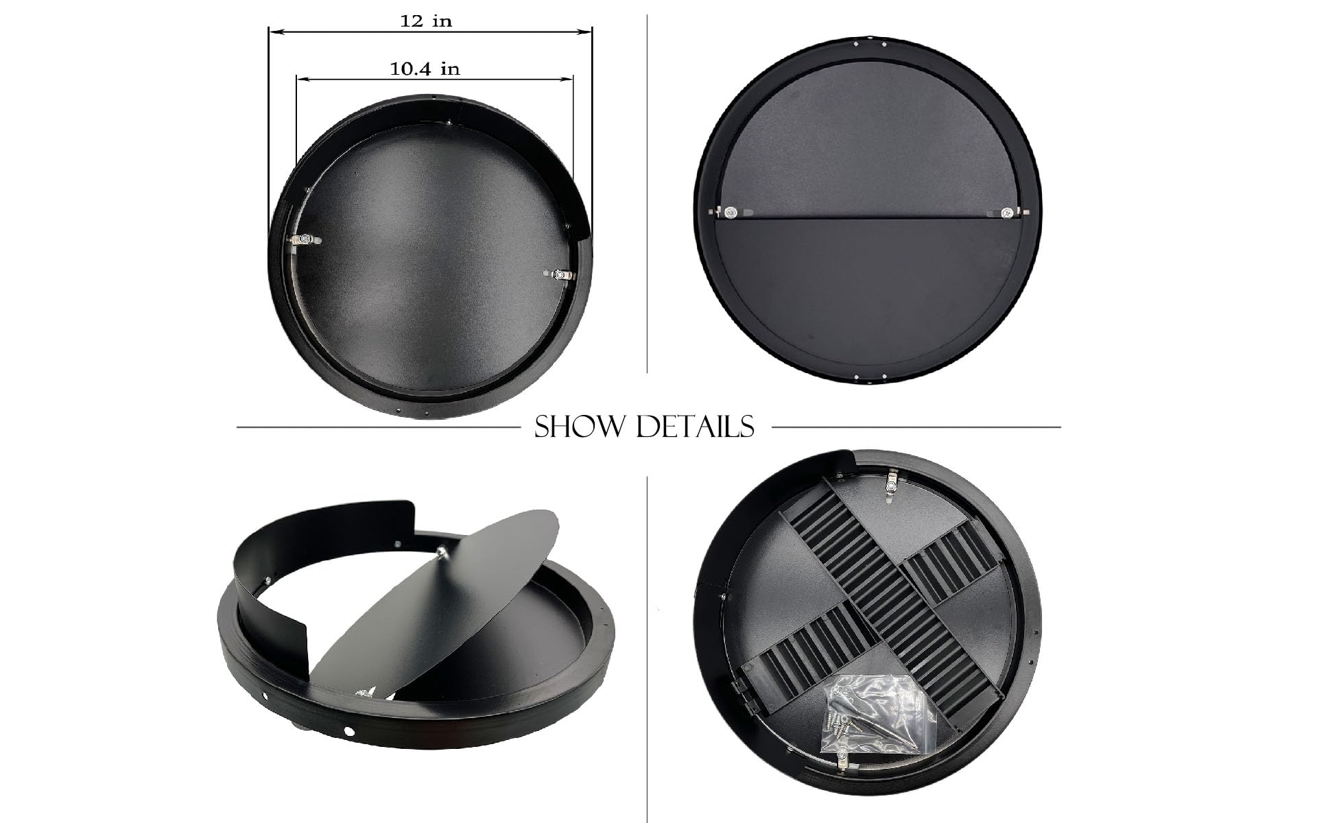 Bucket Lid Mouse Trap Metal 5 Gallon Bucket lid,Strong Metal Material That Cannot be Bitten, auto Reset, Repeat Catch, Indoor Outdoor, Reusable 5 Gallon Bucket Lid (1Pack)