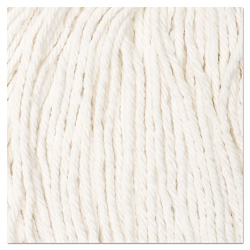 UNISAN Cut-End Wet Mop Head, Cotton, 24 Size, White (2024C)