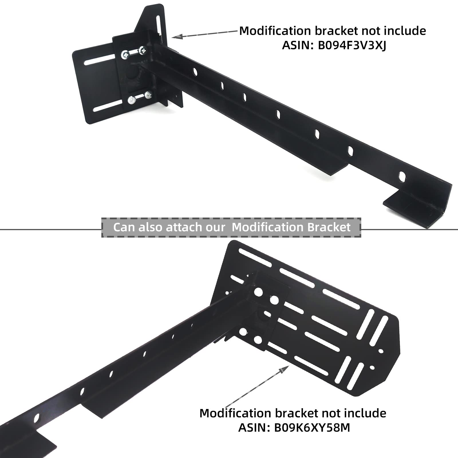 Bed Frame Footboard Extension Brackets Set Attachment Kit, Bolt-on Footboard Extension Bracket Attachment Kit - Fit for Twin,Full,Queen,King Size Bed