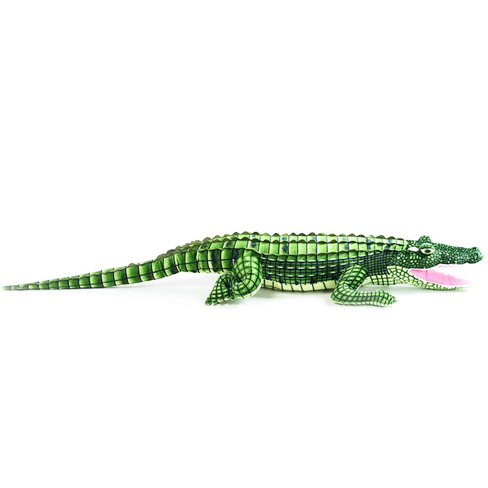 ERDAO Alligator Plush,Realistic Large Crocodile Stuffed Animal Toys,39.3 inches,Green