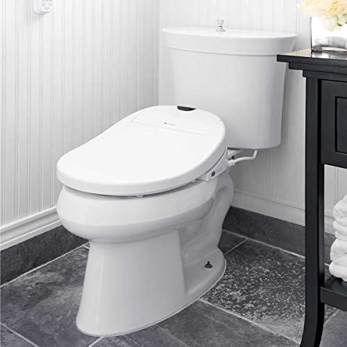 Brondell S1000-EW Swash 1000 Advanced Bidet Elongated Toilet Seat, White