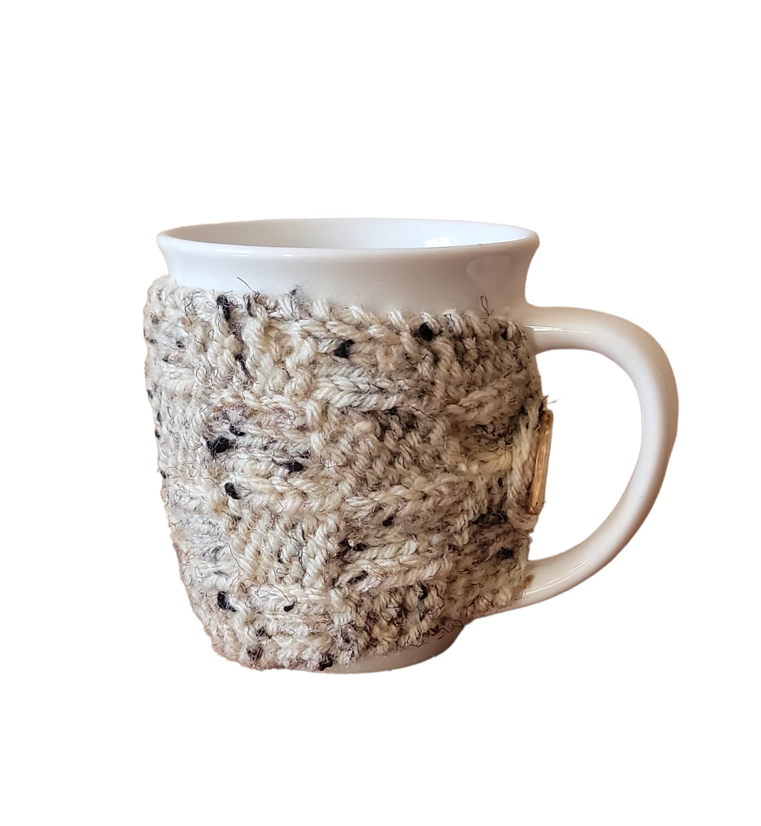 Coffee tea Mug Cozy gift box with 3 units, knitted mug cover, coffee mug sleeve, mug accesory