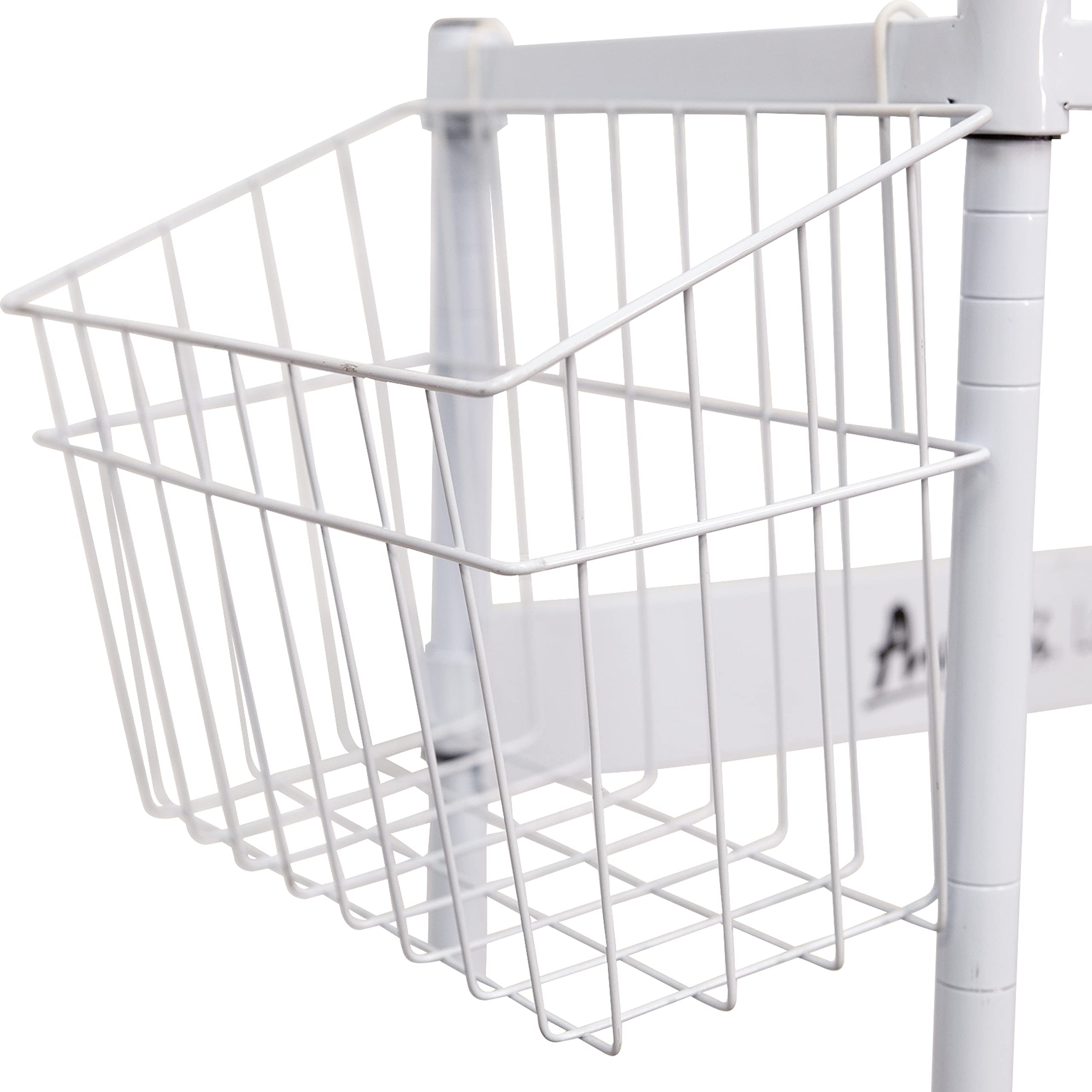 Avanti WDB20Y0W Stacking Rack Laundry Center for Washer and Dryer, with Adjustable Shelf Perfect for Apartments, Homes, Garages, Basements, White