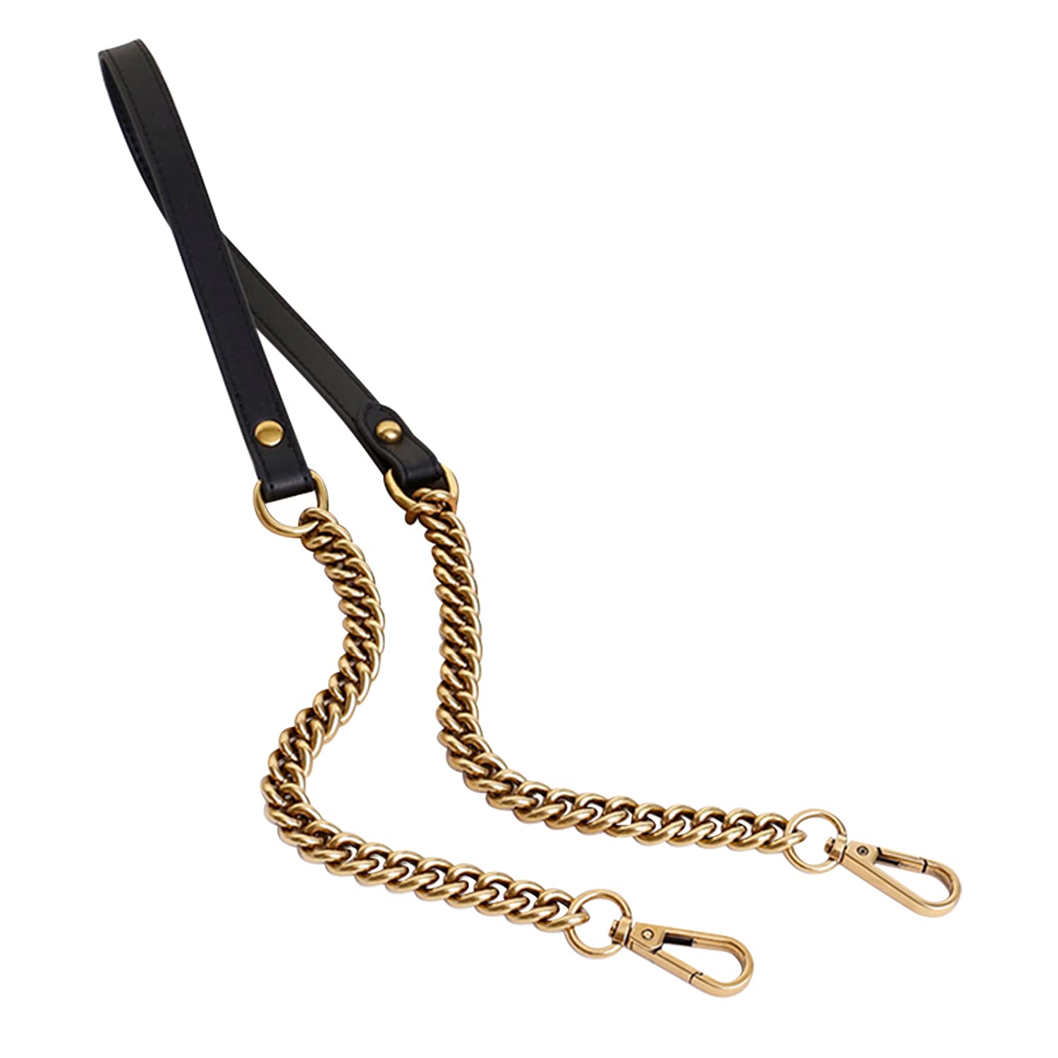 Hualibao Metal Plus Synthetic Leather Purse Chain Strap Length for Shoulder Cross Body Sling Purse Handbag Clutch ReplacementďźSilver47.2inchďź