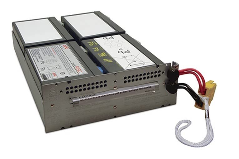 APC UPS Battery Replacement, APCRBC133, for APC UPS Models SMT1500RM2U,SMT1500RM2UC, SMT1500RM2UNC and select others, Black