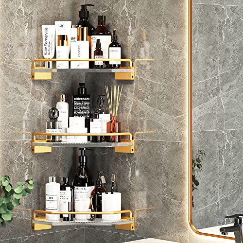 Corner Shower Caddy,Corner Shower Shelf, Shower Basket Wall Mounted,Shower Holder Organizer for Shampoo, Acrylic material, Beautiful and Generous Storage Shelf Shower Rack for Kitchen & Bathroom