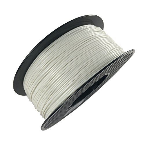 White ABS Filament 1.75 mm 3D Printer Filament 1KG 3D Printing Materials Plastic Black Red Silver CC3D ABS + Pro Filament White Color