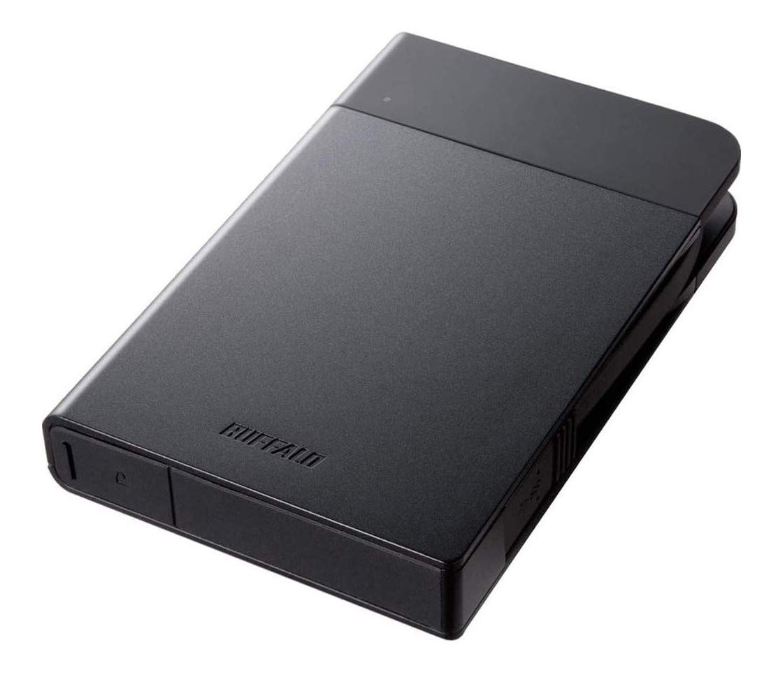 BUFFALO MiniStation Extreme NFC USB 3.0 2 TB Rugged Portable Hard Drive (HD-PZN2.0U3B),Black (Renewed)
