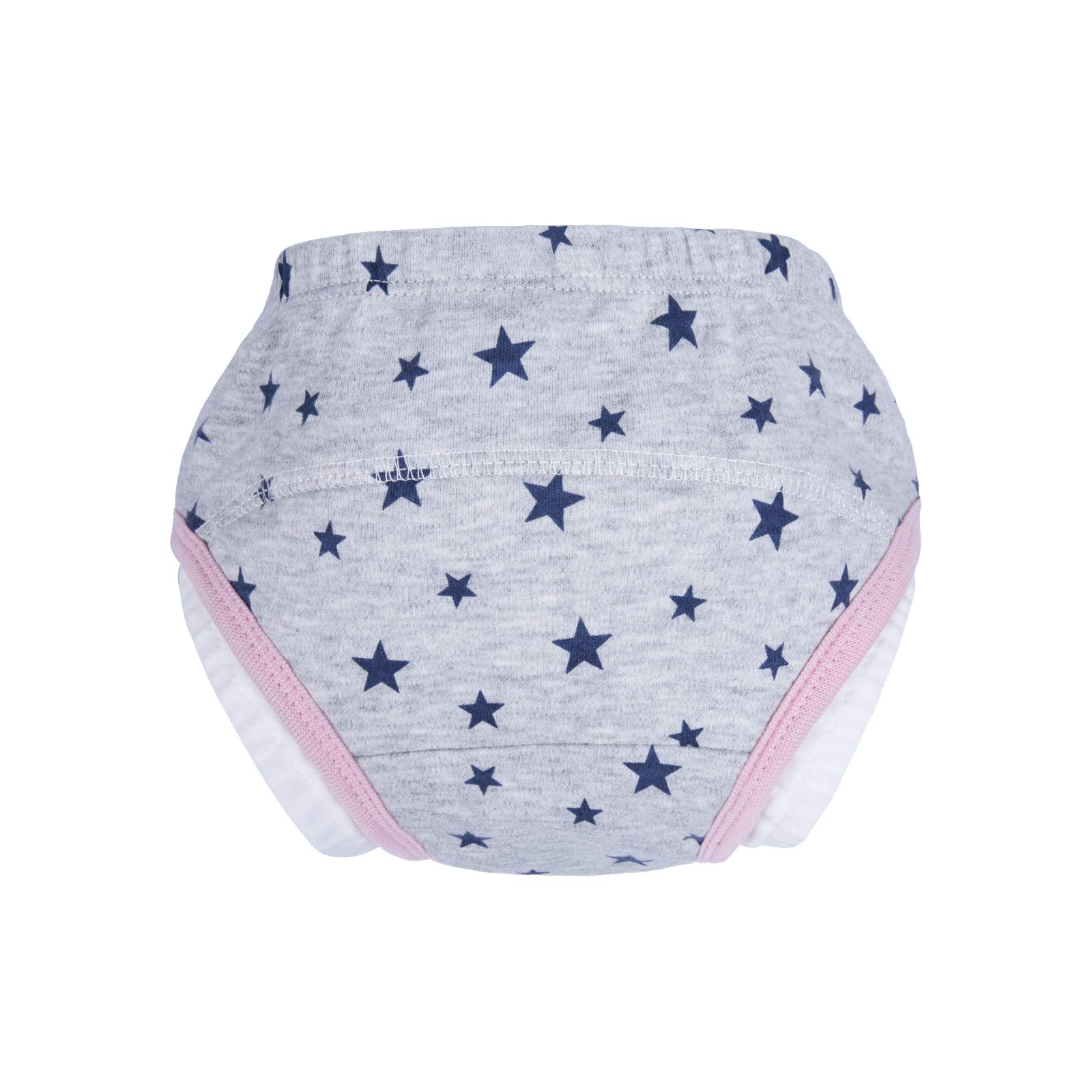 BIG ELEPHANT Baby Potty Training Pants, Ultra Wide Pee-Proof Side Wing Underpants 6 Pack, 12-24 Months