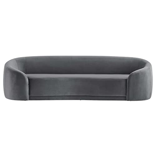 Modway Contessa Performance Velvet Sofa, Grey