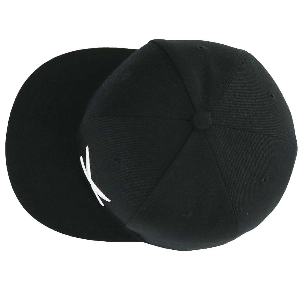 Black Chef Hat for Men Women, Cool Knives Chef Cooking Flat Bill Snapback Baseball Cap, Birthday Tall Chef Gift for Waiter Bakers Grilling Friend Boys