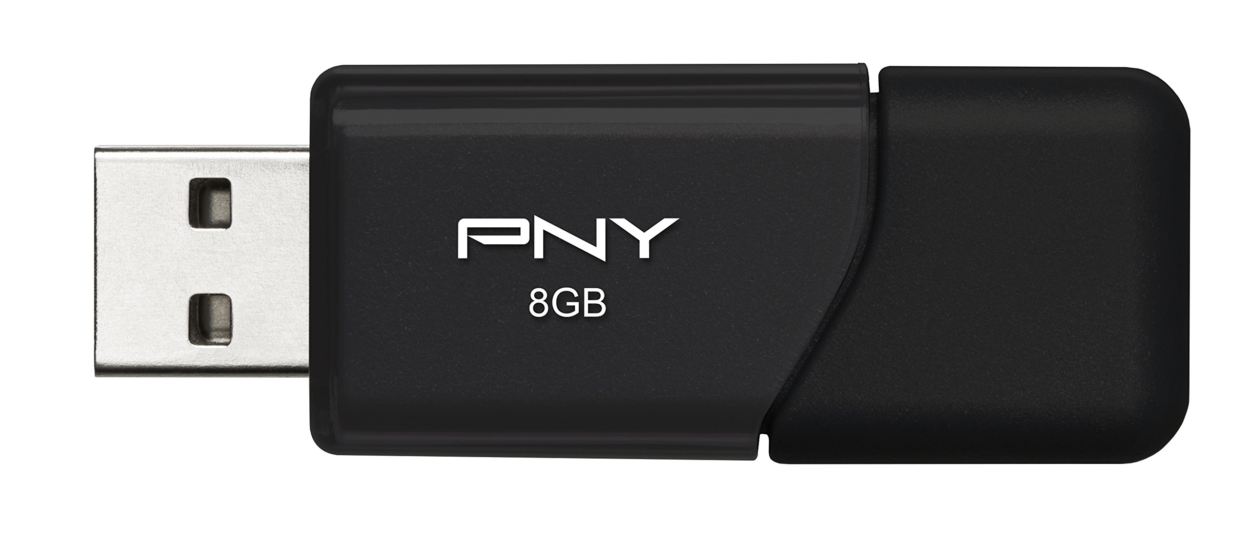 PNY Attache 8GB USB 2.0 Flash Drive - P-FD8GBATT03-GE