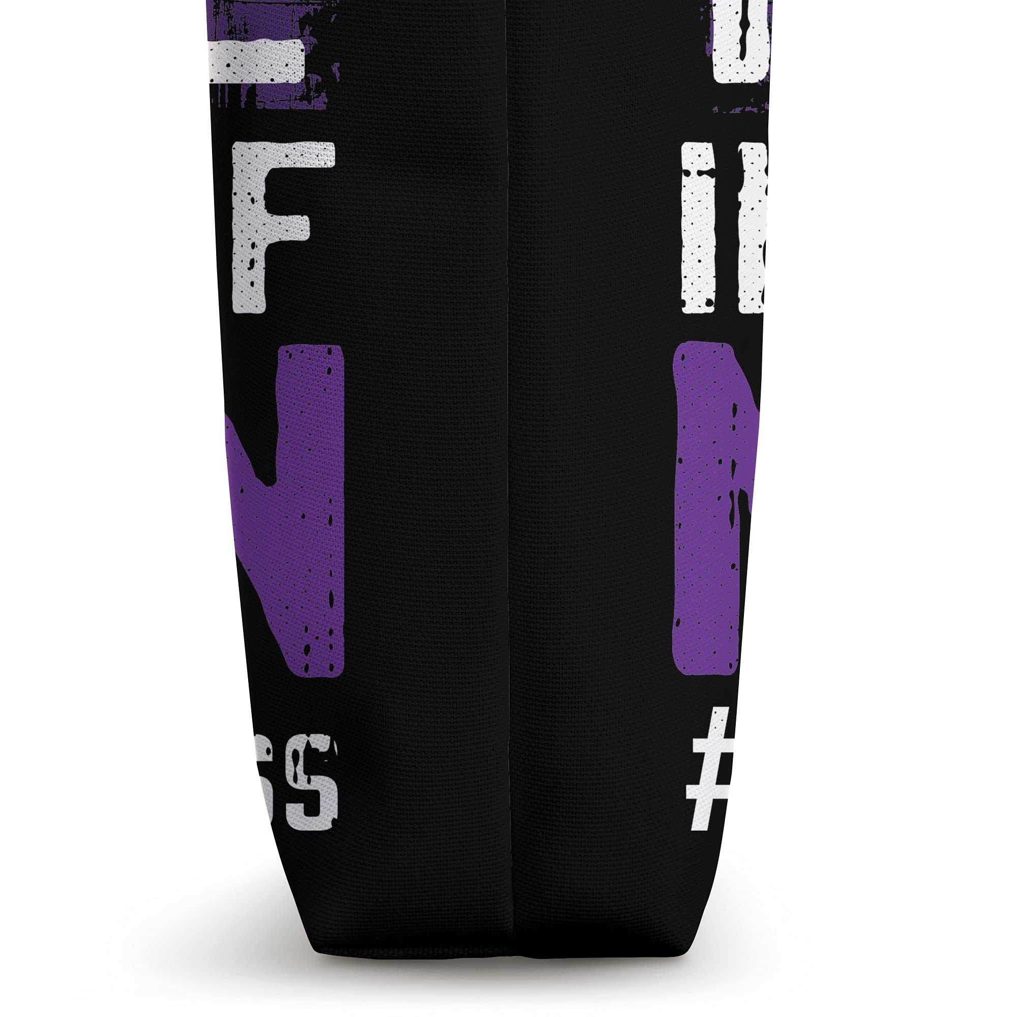 I Wear Purple For My Son Overdose Awareness Ribbon Tote Bag