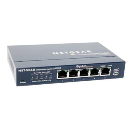 Netgear Prosafe Gs105 Ethernet Switch - 5 X 10/100/1000base-t