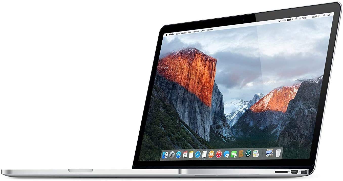 Apple MacBook Pro 15.4" (Intel Core i7 2.8 GHz, 16 GB RAM, 128 GB SSD) - MJLQ2LL/A Mid-2015, Silver - (Renewed)