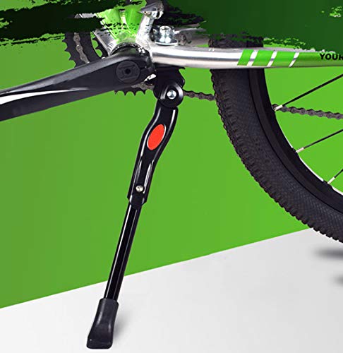Bike Kickstand Adjustable Middle Support Stand for 22 24 26 Inch Bicycles with 2 Hexagon Wrenches