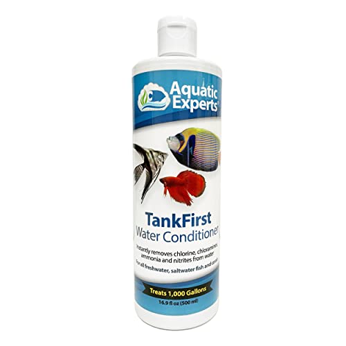 TankFirst Complete Aquarium Water Conditioner - Fish Water Conditioner, Instant Dechlorinator for Fish Tank, Water Conditioner for Freshwater Aquarium, Saltwater and Reef (TankFirst Regular, 500 ml)
