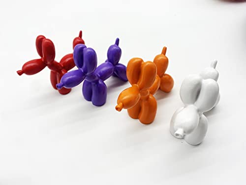Eonyea Balloon Dog Mini Art Animal Small Statue (White)