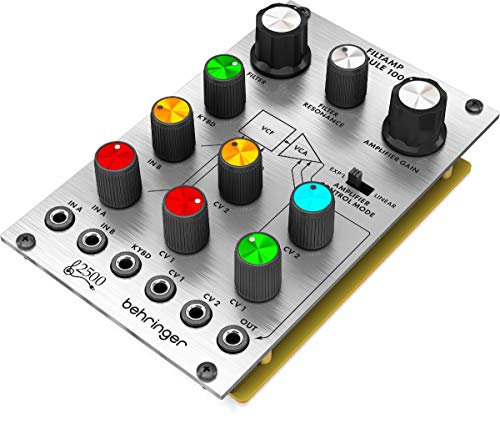 Behringer FILTAMP MODULE 1006 Legendary 2500 Series 24 dB Low-Pass VCF and VCA Module for Eurorack