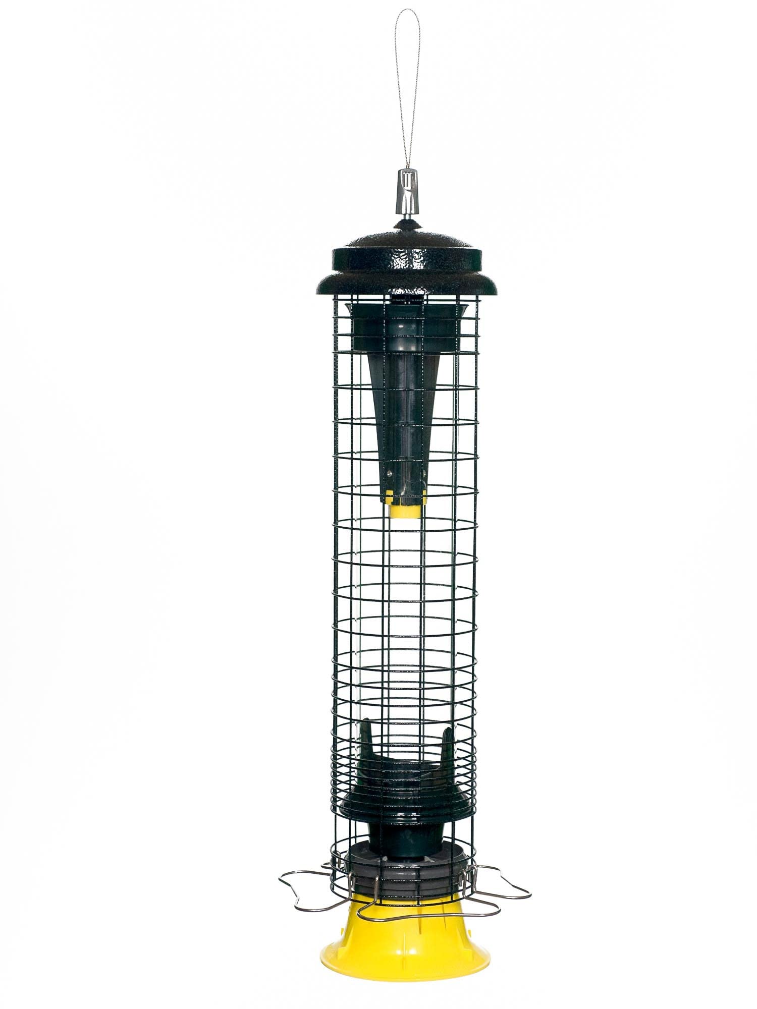 Brome Squirrel Solution 150 Squirrel-Proof Bird Feeder, 2.6-Pound Seed Capacity, 4 Seed Ports