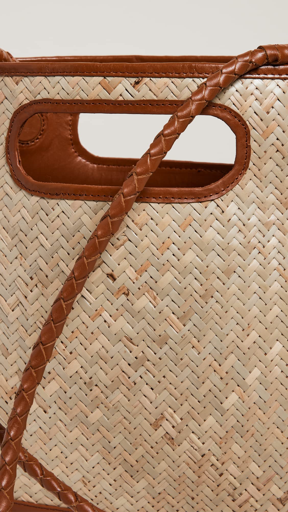 Bembien Women's Nell Rattan Bag, Rattan/Sienna, Tan, One Size