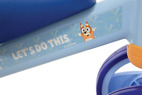 Bluey Bobble Ride-On Toy - CharacterFAVOURITES Officially Licensed with Bluey and Friends! Robust, Comfortable, and Ideal for Imaginative Play - Suitable for Ages 1+, 37cm x 17cm x 47cm