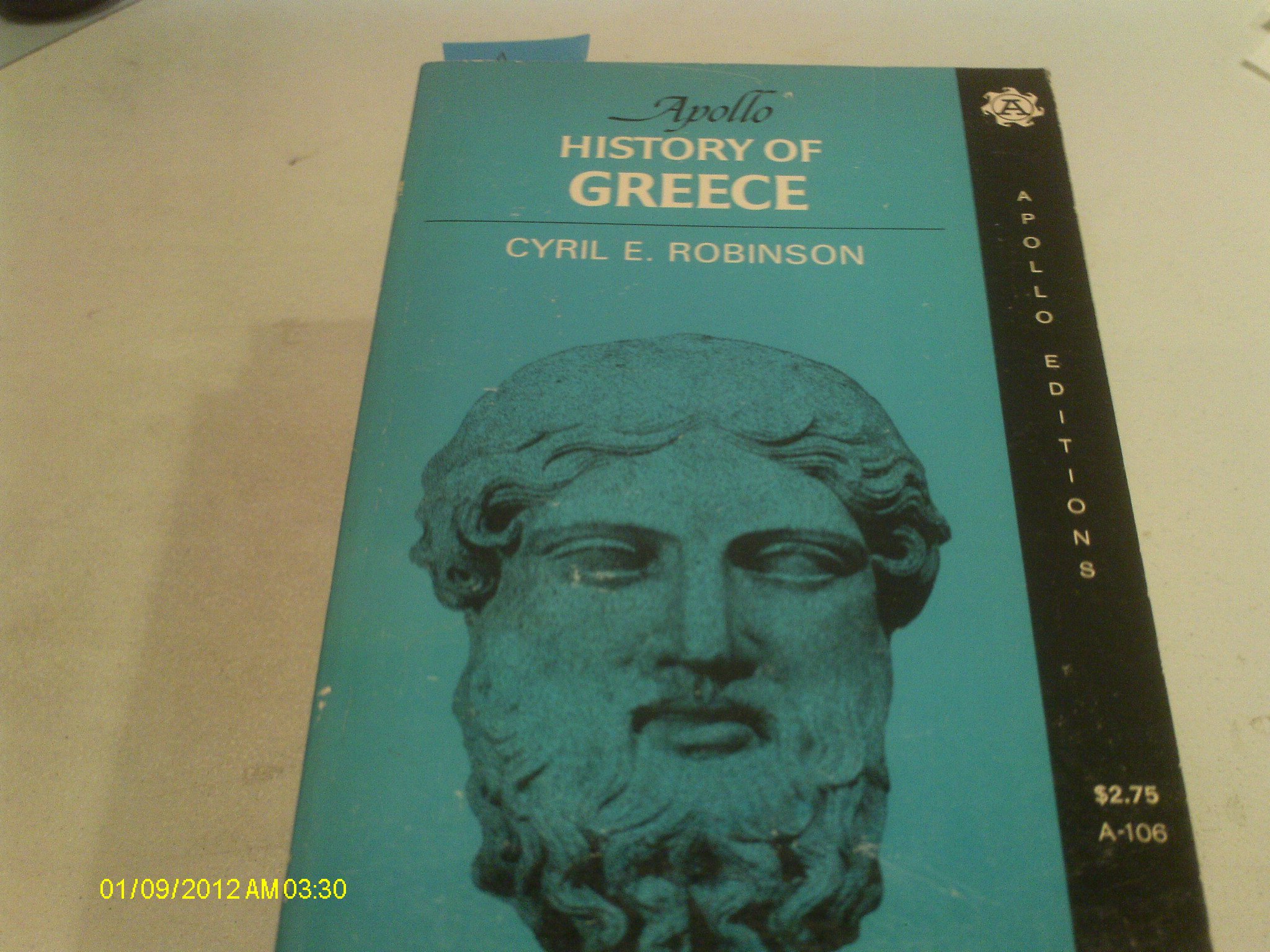 Apollo History of Greece