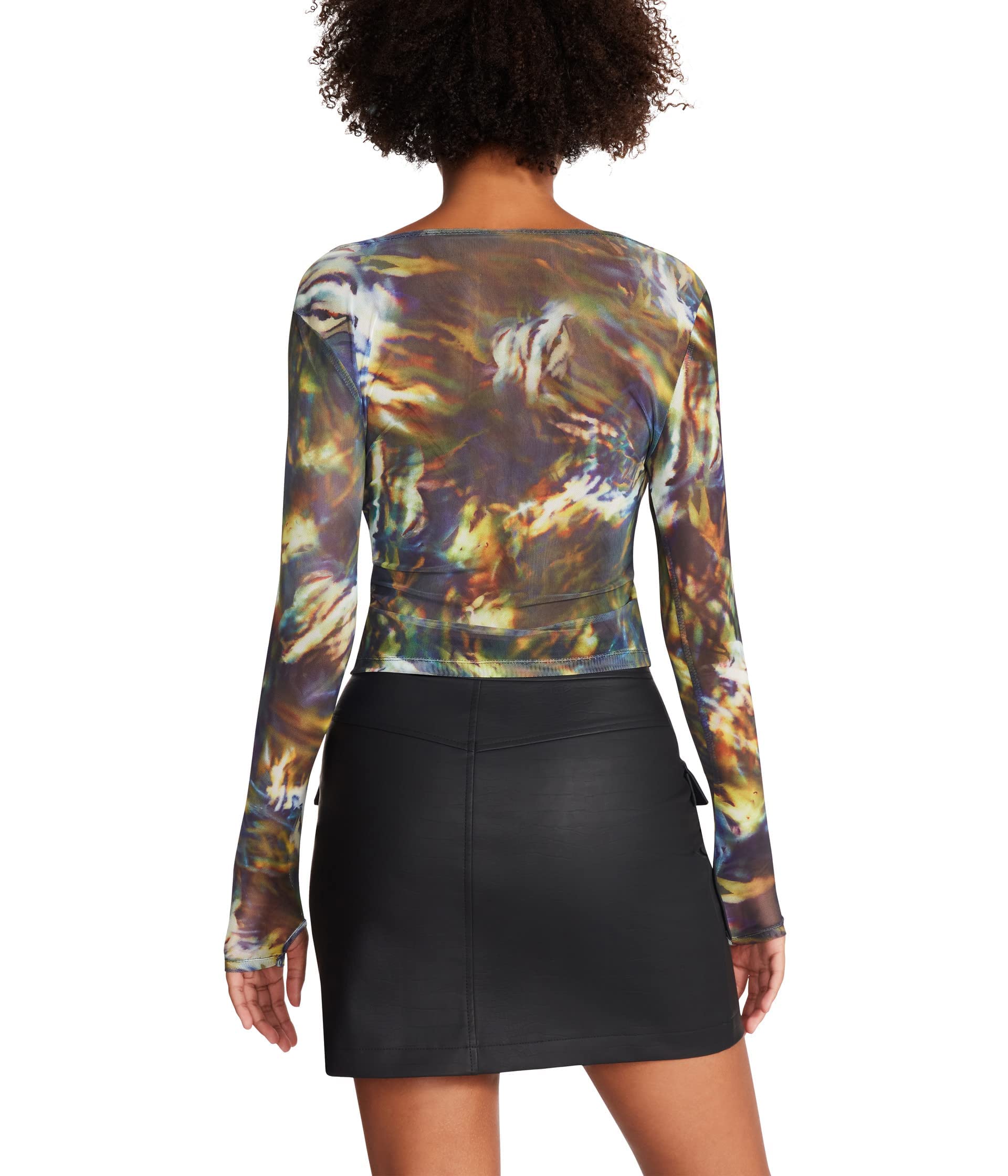 BB DAKOTA Steve Madden Apparel womens Hayden Shirt, Black, Small US