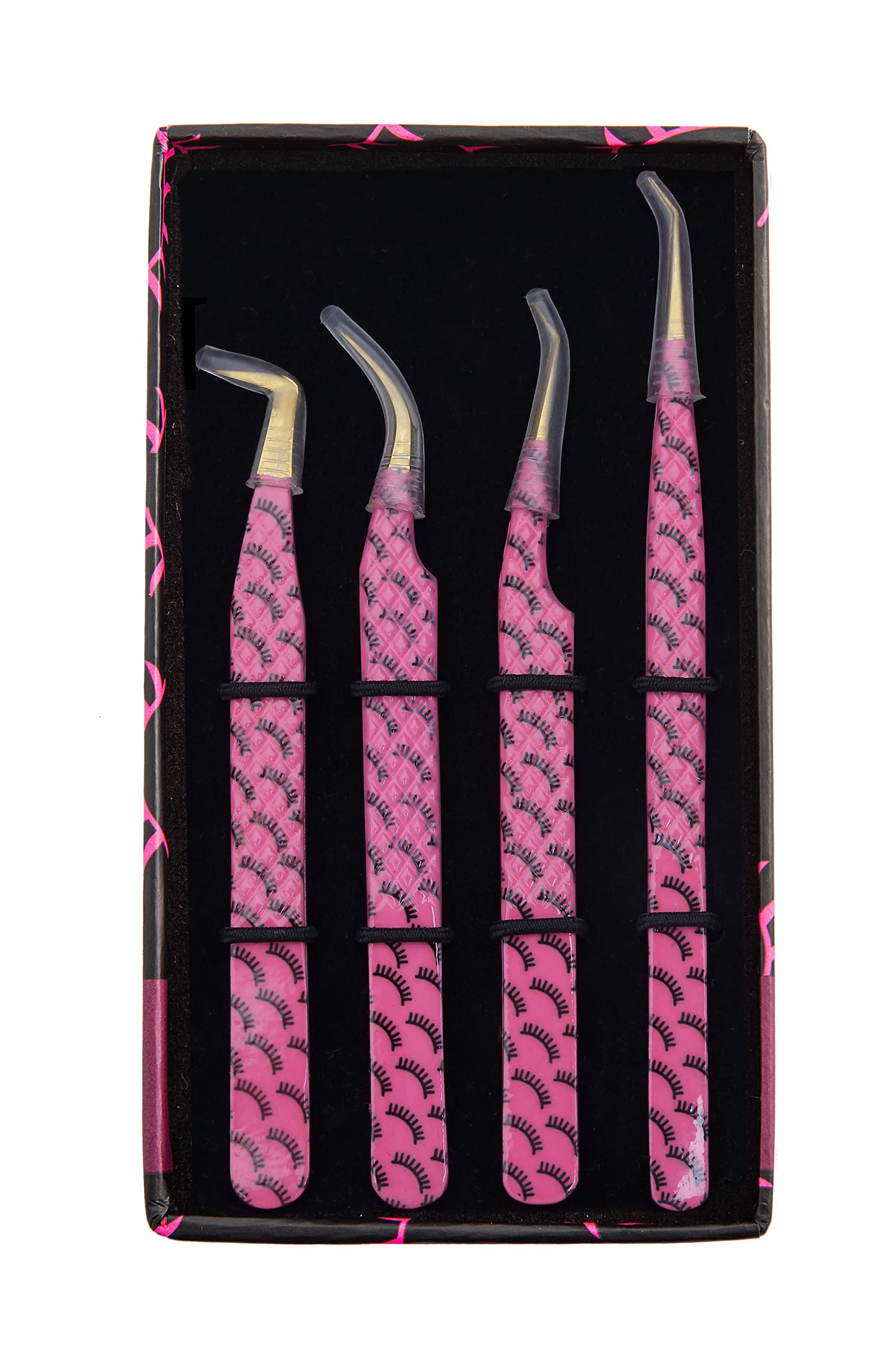 Fiber Tip Eyelash Extension Tweezers (Art Colour)