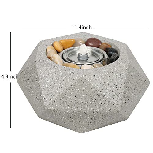 BPS Tabletop Fire Pit Portable Fireplace,Table Top Fire Bowl for Indoor and Outdoor
