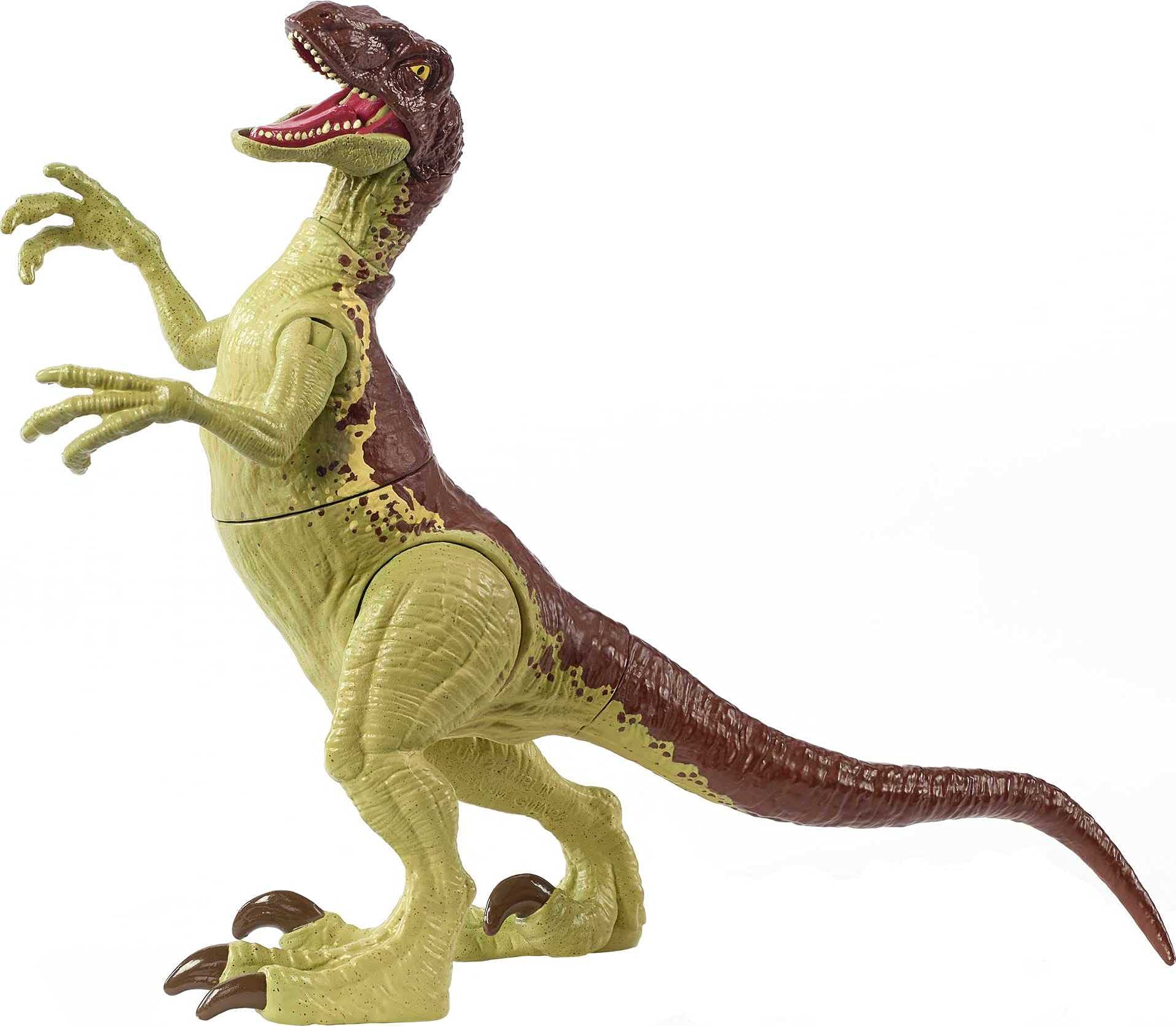 Jurassic World Toys Fierce Force Velociraptor Camp Cretaceous Dinosaur Action Figure Movable Joints, Realistic Sculpting & Single Strike Feature, Kids Gift Ages 3 Years & Older