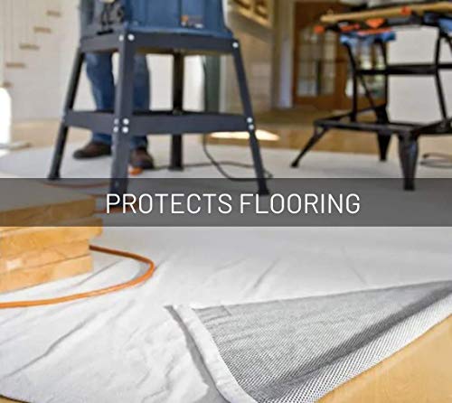CoverGrip 8 oz Canvas Safety Drop Cloth, 3.5' x 12'
