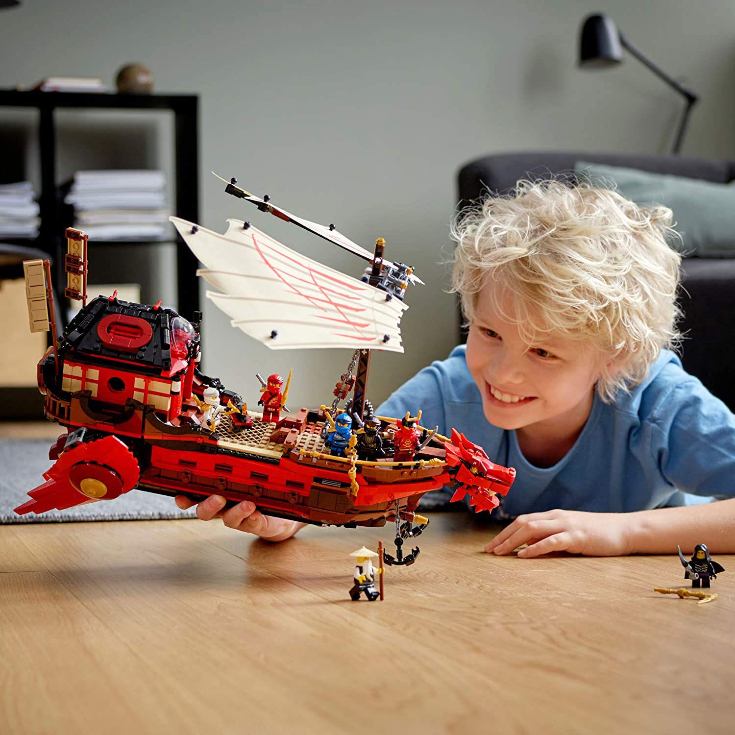LEGO NINJAGO Legacy Destiny’s Bounty 71705 Ninja Toy Building Kit Featuring Ninja Action Figures (1,781 Pieces)