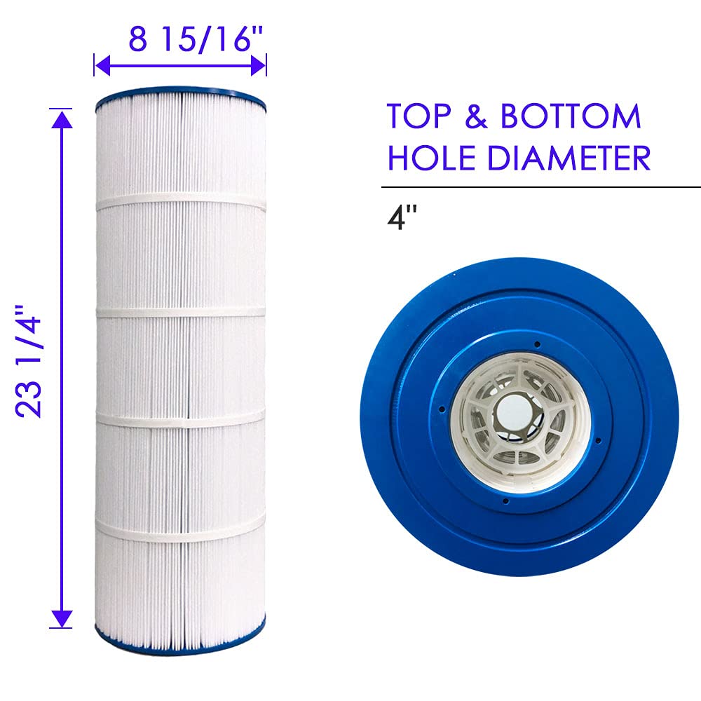 ClurTech FRX-8412 Hayward Star-Clear Plus C1200 PA120 C-8412 FC-1293 CX1200RE WW 817-0125N Replacement Pool or Spa Filter Cartridge, Pack of 1, White