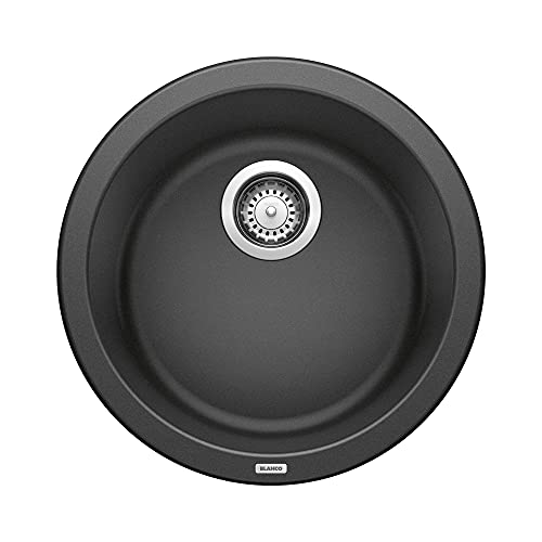 BLANCO, Anthracite 511632 RONDO SILGRANIT Drop-In or Undermount Round Bar Sink