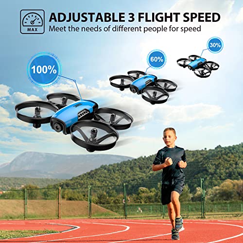 Ficinto U61W Mini Drones with Camera for Adults, Ranger Plus, 40 Mins Flight, Altitude Hold, Headless Mode, One Key Start