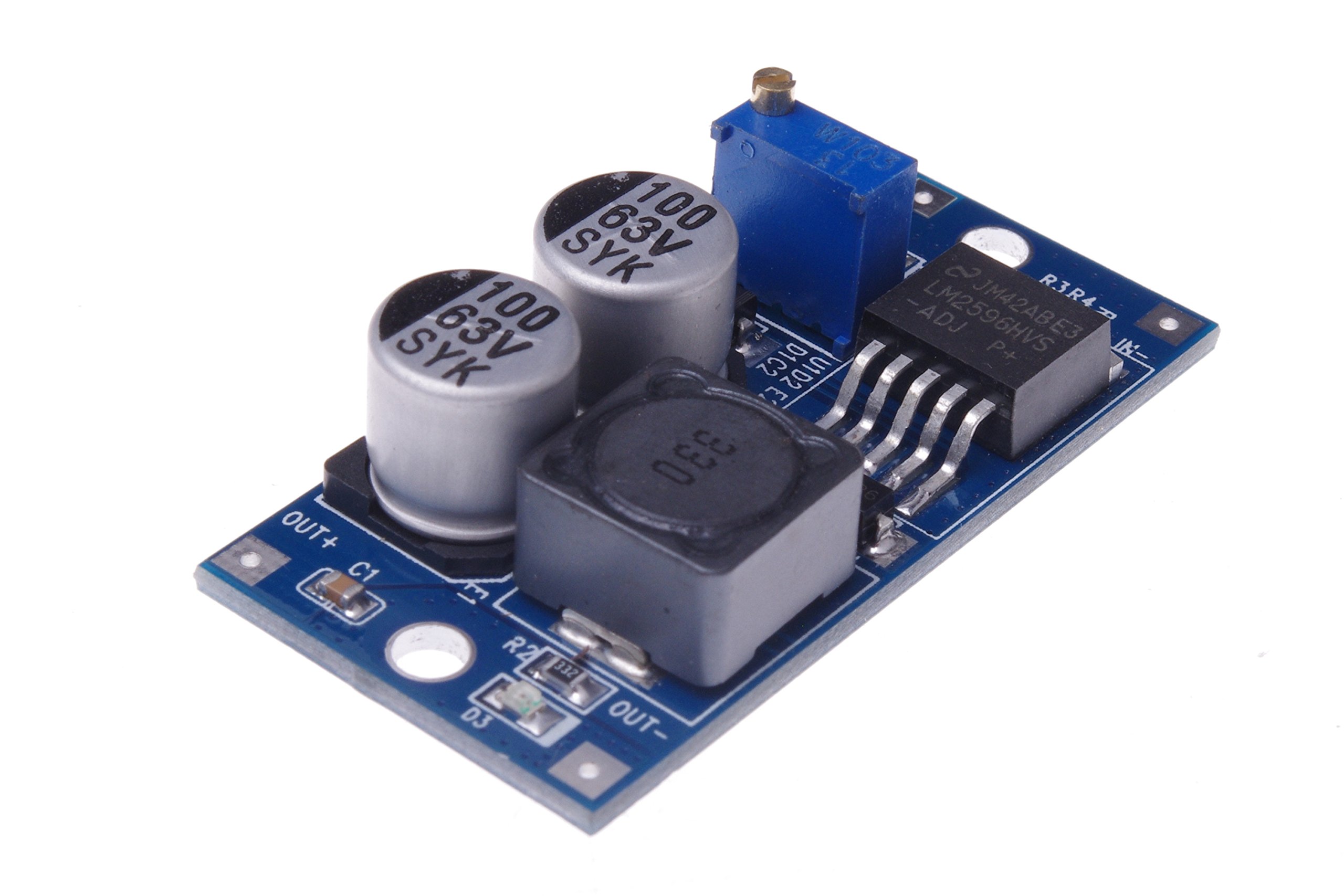 SMAKN® DC 4.5-60V to 1.25-30V Lm2596hv Power Supply Buck Voltage Switching Regulator Module Step Down