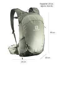 Salomon Unisex Trailblazer 20 Wrought Iron/Sedona Sage, NS