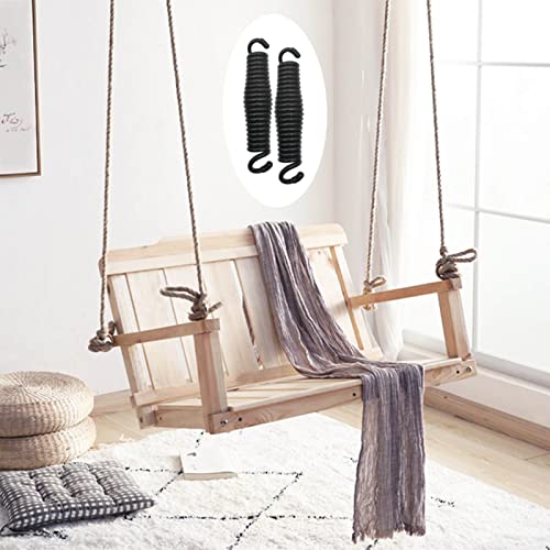 BLASCOOL Hammock Chair Porch Swing Springs - Pack of 2 Black Spring 1600Lbs Heavy Duty Hanger Ceiling Mount Spring(Pack of 2)