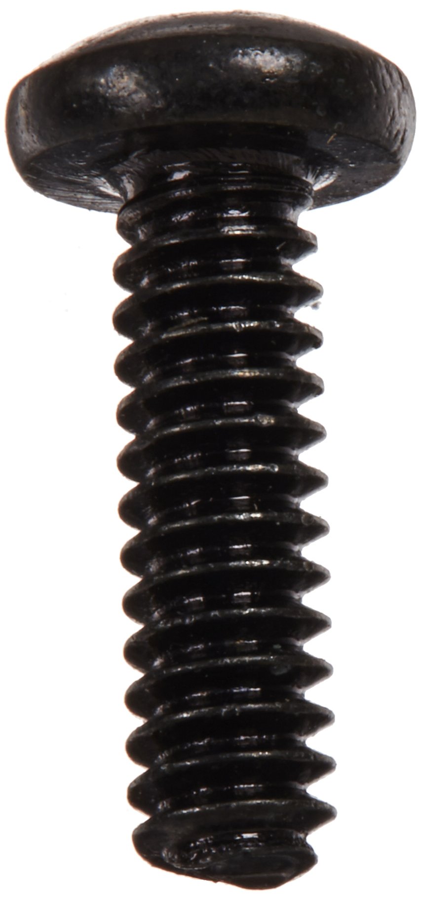 Small Parts 0406MPPBZ Steel Pan Head Machine Screw, Black Zinc Plated, Meets ASME B18.6.3, #1 Phillips Drive, #4-40 Thread Size, 3/8" Length, Fully Threaded, Import (Pack of 100)