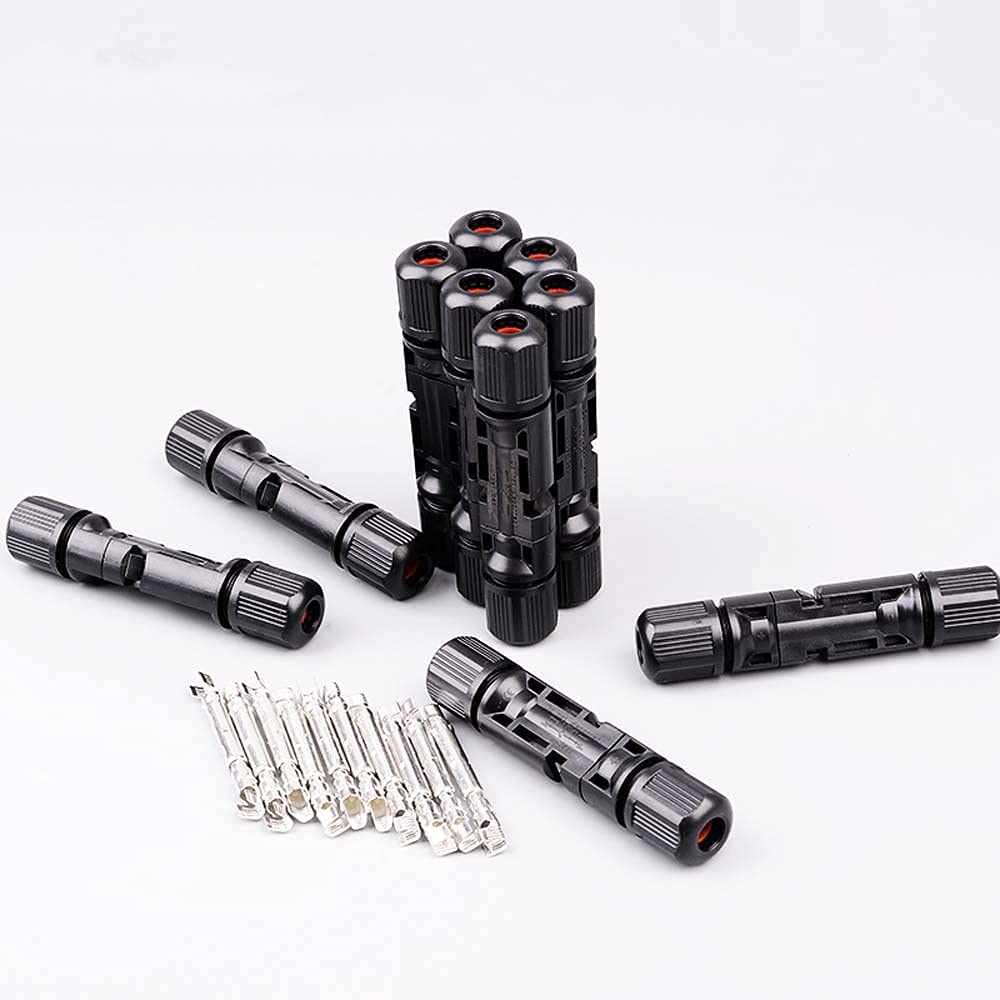 BAYM Photovoltaic Connector Male and Female Solar Panel Connector 30A 1000V for PV Cable 2.5/4/6mm Solar Panel Connect(20Pairs)