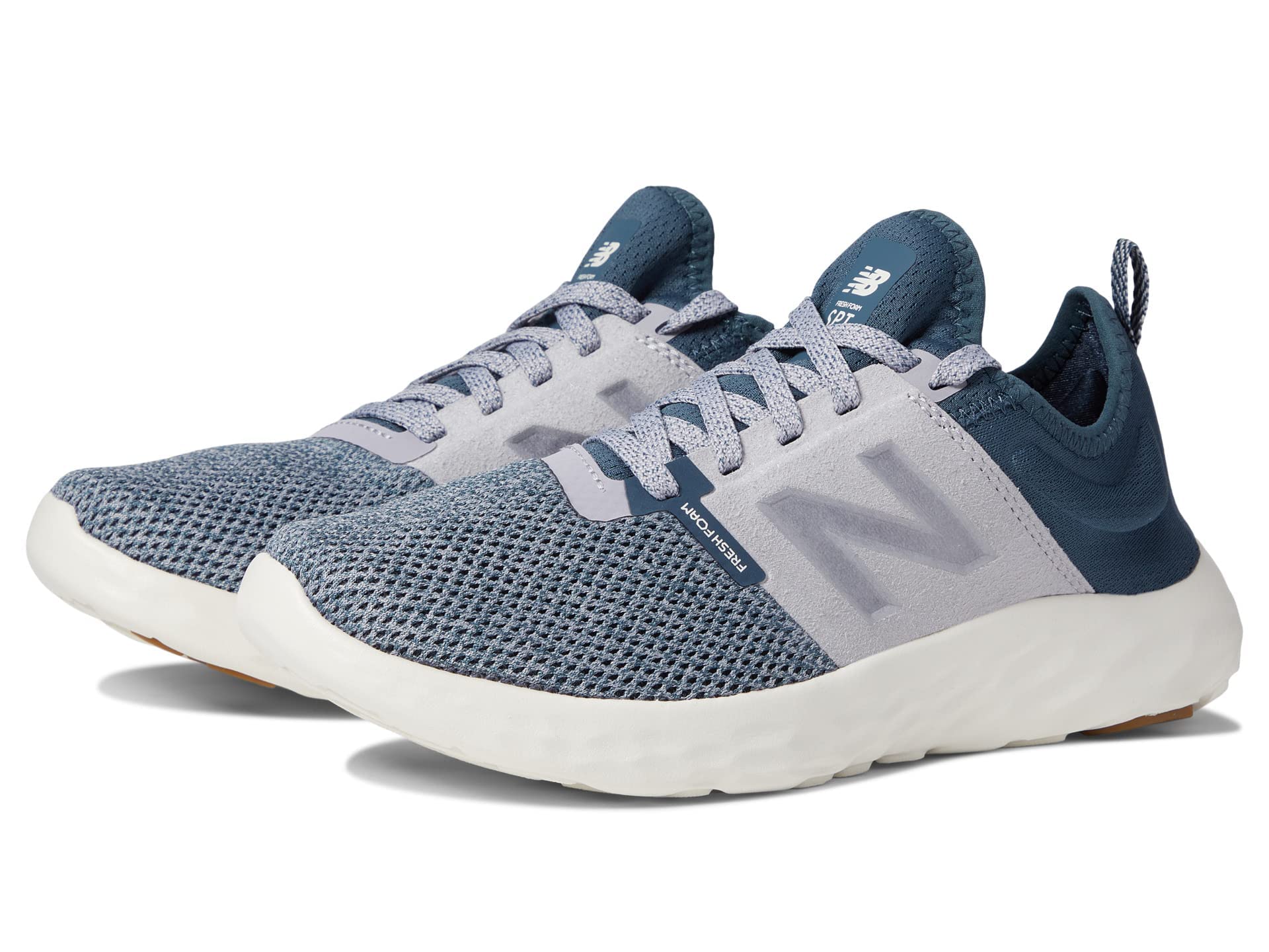 New Balance Women's Fresh Foam Sport V2 Running Shoe, Whisper Grey/Deep Ocean Grey, 9.5
