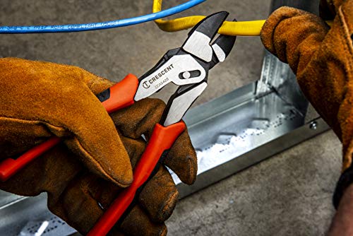 Crescent 8" Diagonal Compound Action Dual Material Cutting Plier - CCA5428 , Red