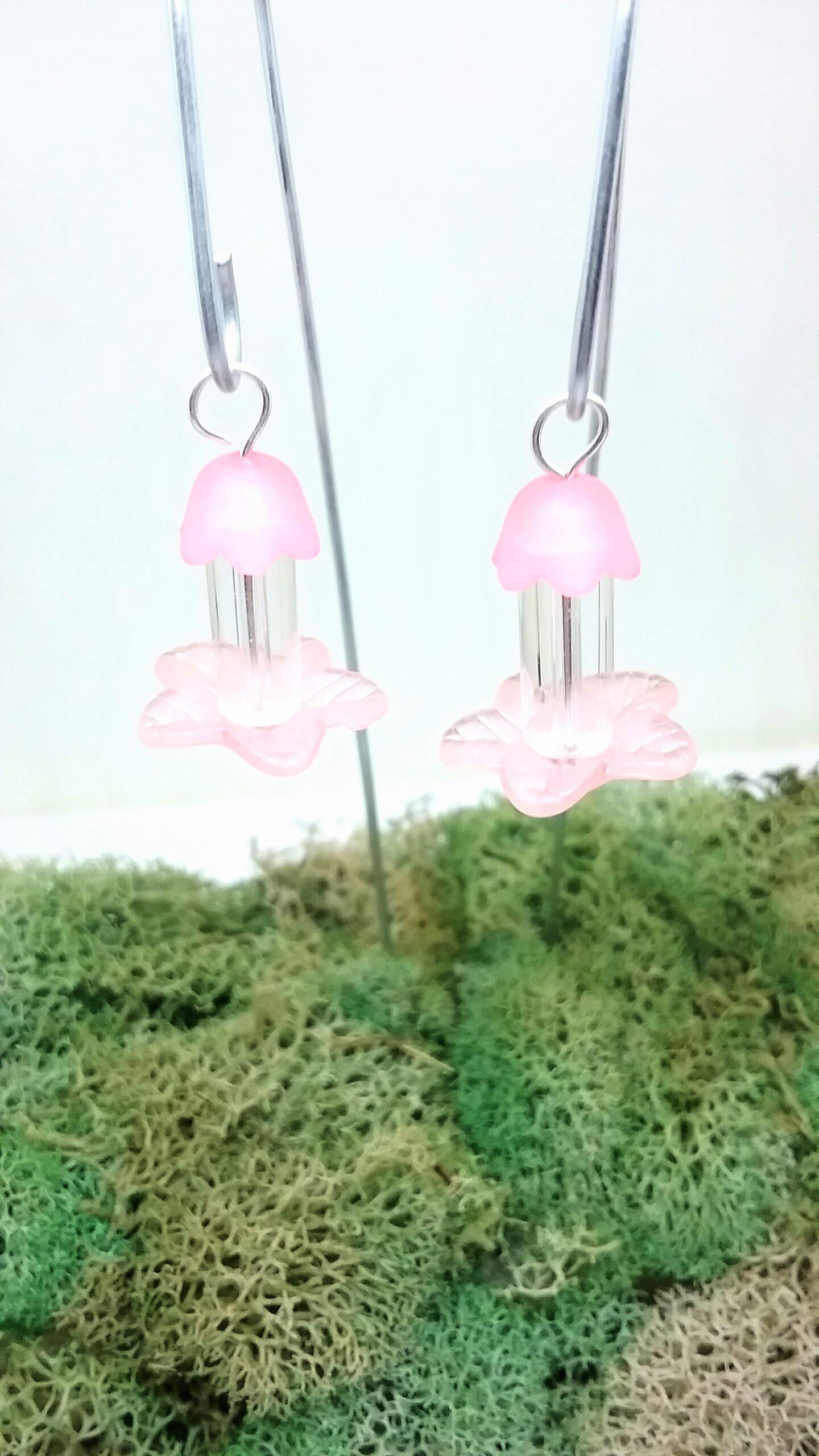 Fairy Garden Accessories. Set of 2 Miniature Bird Feeders.