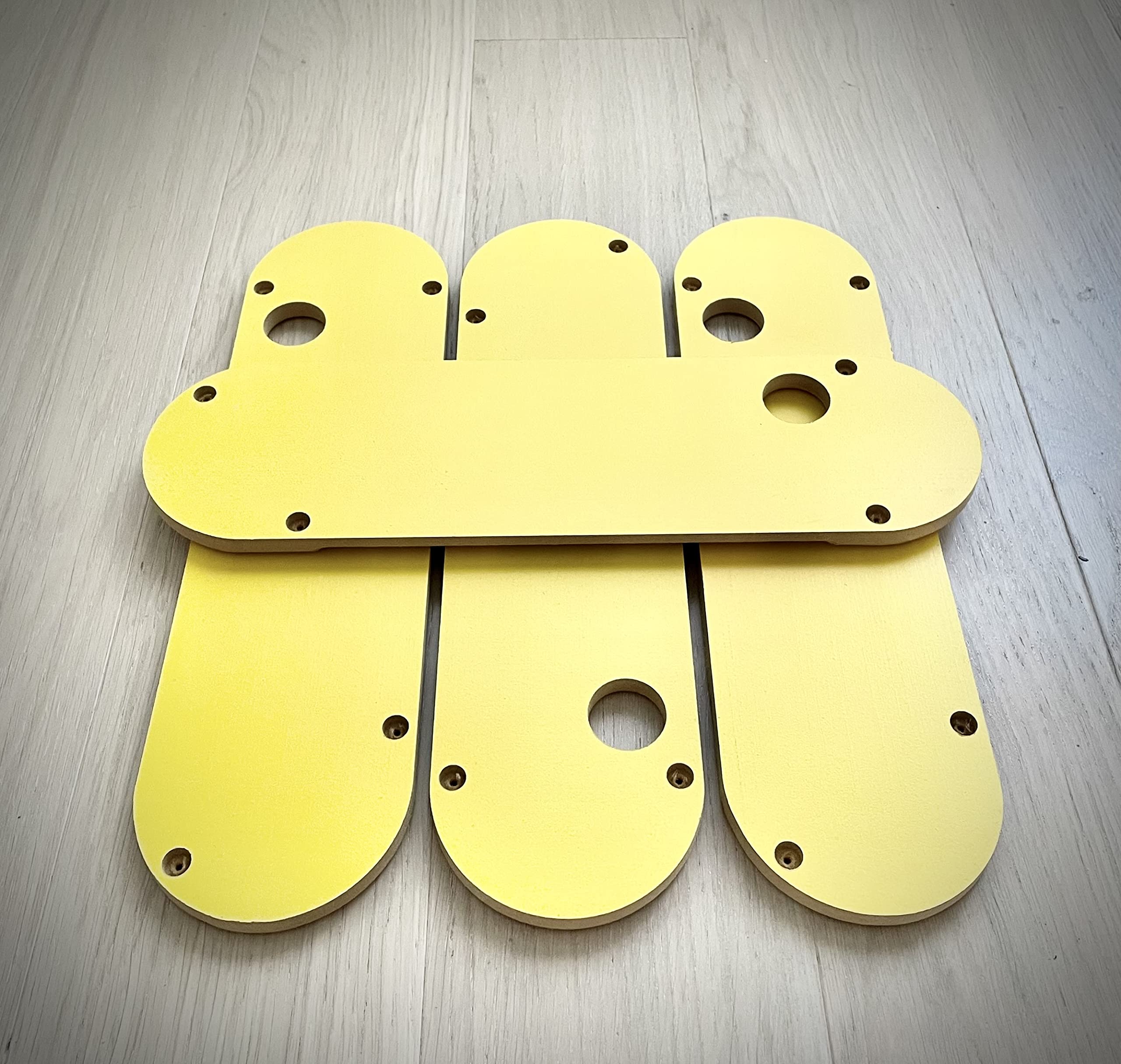 Cncdesigns Zero Clearance Inserts (4-Pack) for DeWalt 744, 745, 746, 7480, 7491 & 7491RS, 7490 (Type 1) Table Saws