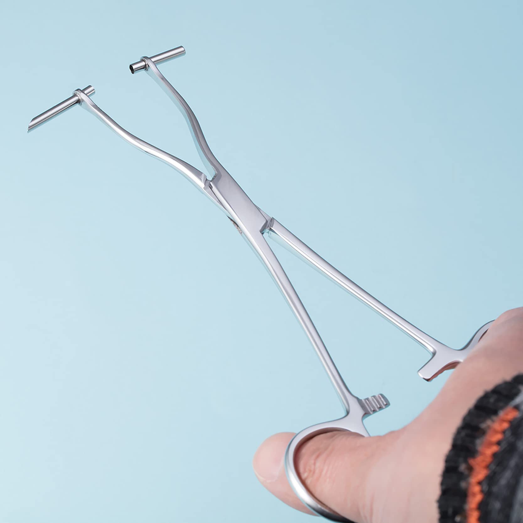 CHUANCI 1PC Stainless Steel Professional Needles Tube Forceps Tool Septum Clicker Piercing Tool Body Jewelry Forcep
