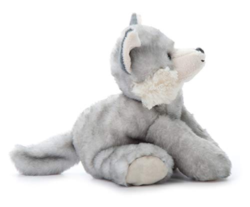 The Petting Zoo Wolf Stuffed Animal, Gifts for Kids, Wild Onez Zoo Animals, Grey Wolf Plush Toy 9 inches