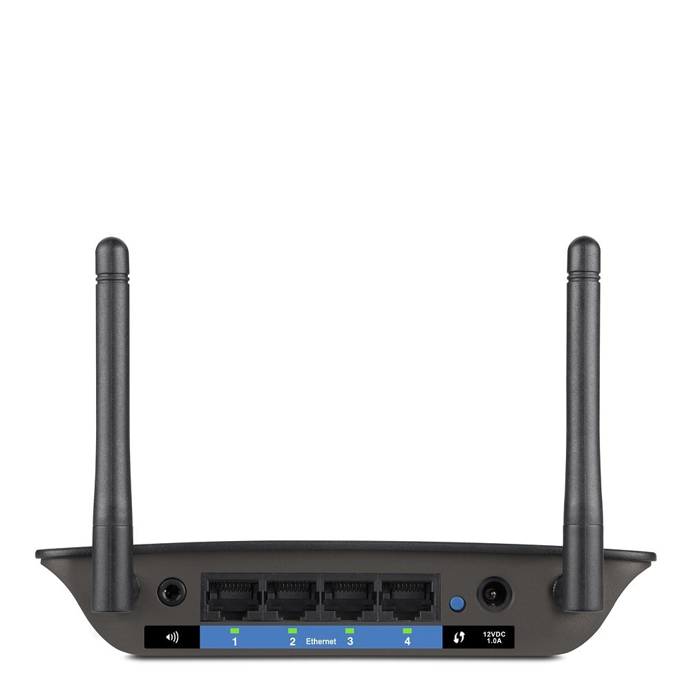 Linksys RE6500: AC1200, Dual-Band Wi-Fi Extender, Internet Booster, 4 Gigabit Ethernet Ports, Uninterrupted Streaming and Gaming (Black)